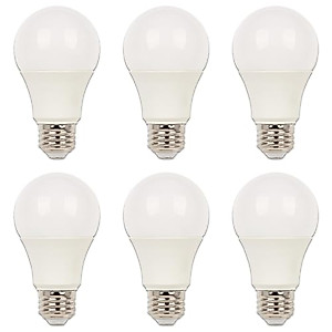 Westinghouse 5229120 14 Watt (100 Watt Equivalent) A19 Daylight LED Light Bulb, Medium Base, 6 Pack