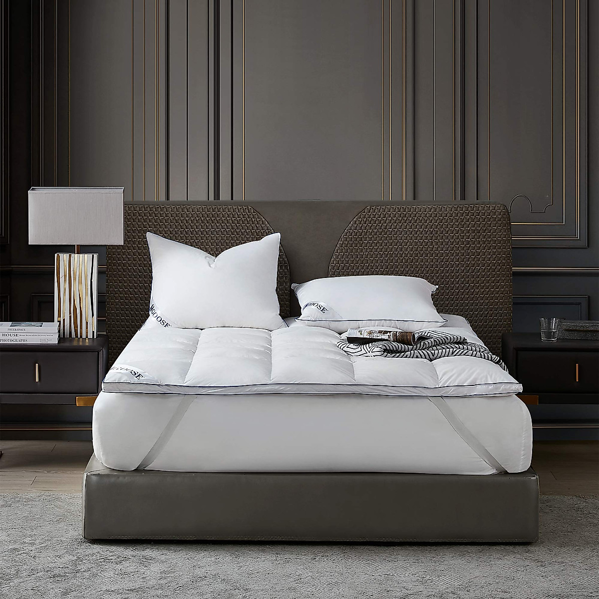 Byourbed HGOOSE - Baffle Box Hungarian Featherbed - King