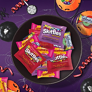 SKITTLES Wild Berry, SKITTLES Original, STARBUST FaveREDS, and LIFE SAVERS Gummy Candy Assortment, 32.82 oz Bag