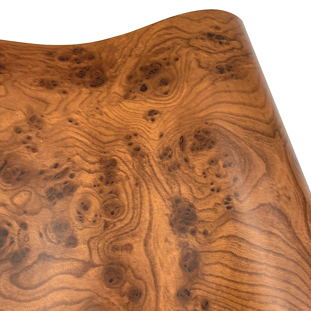 Yifely Brown Wood Grain Furniture Paper PVC Self-Adhesive Shelf Liner Locker Door Sticker 17.7 Inch by 9.8 Feet