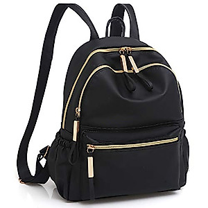 Backpack for Women, Nylon Travel Backpack Purse School Shoulder Bag Small Casual Travel Daypack for Girls Ladies