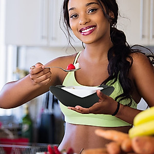 Beautyflier Bowl Cozy Huggers Microwave Soup Bowl Holders Kitchen Hot Heat Resistant Felt Cloth Safe Pads Potholders Bowl Cozies for Soup, Rice and Pasta Bowls, 4PCS