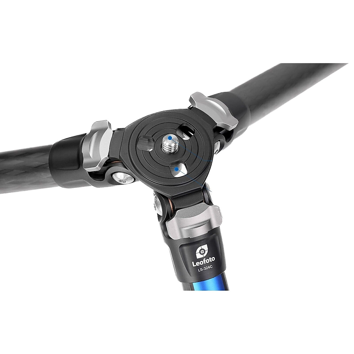 Leofoto LS-364CL+LH-47SC Elongated Tripod, Ranger Series, Carbon Fiber, 4 Leg Sections, Lightweight, LH-47 Ball Head Set, Hybrid Clamp, Arca and Picatinny Compatible