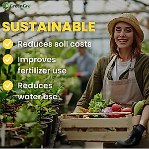 GreenGro Earthshine - Biochar & Humic Acid Blend/Activated Charcoal/Sequesters Carbon/Organic Soil Booster, Top Soil, Plant Food/Compost Tea Accelerator/Derived from Worm Castings / 5lb