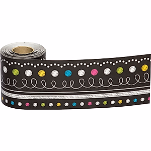 Teacher Created Resources Straight Rolled Trim Border/Trimmer Set, Multicolor, 8947