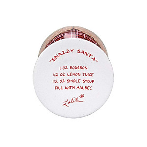 Enesco Lolita Snazzy Santa Wine Glass