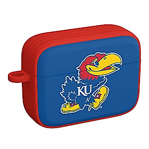 AFFINITY BANDS Kansas Jayhawks HDX Case Cover Compatible with Apple AirPods Pro 1 & 2 (Classic)