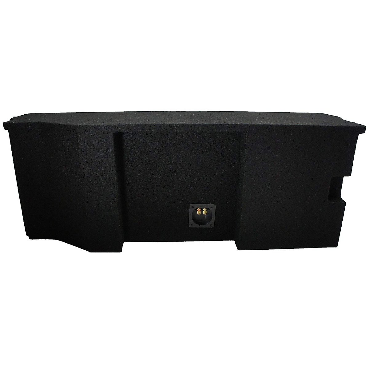 American Sound Connection JW2X10-0717-AR Compatible with Jeep Wrangler 2007 2 Door Dual 10" Sub Box with Amp Rack