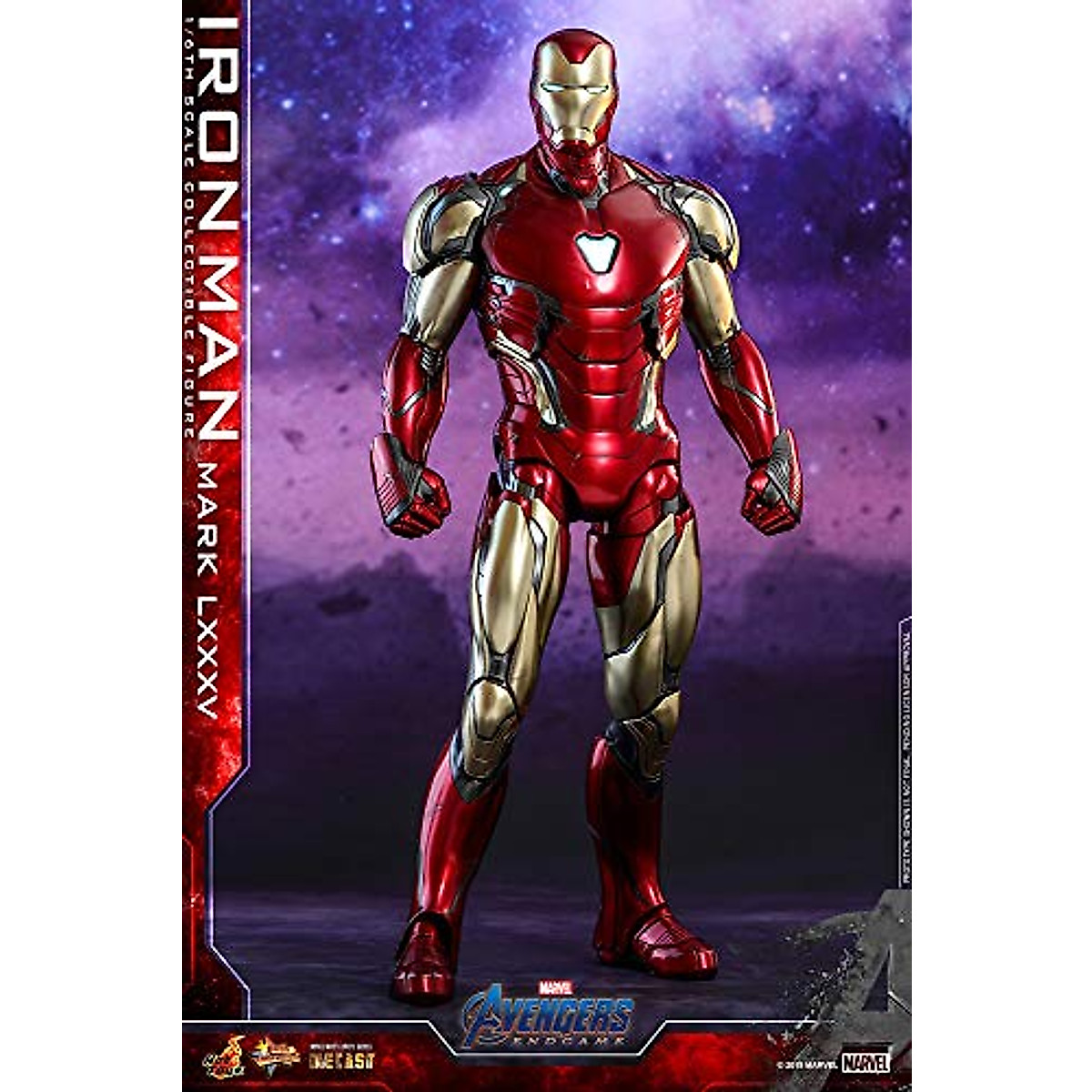 Hot Toys Marvel: Avengers Endgame - Iron Man Mark LXXXV 1:6 Scale Figures, Multicolor, HT904599
