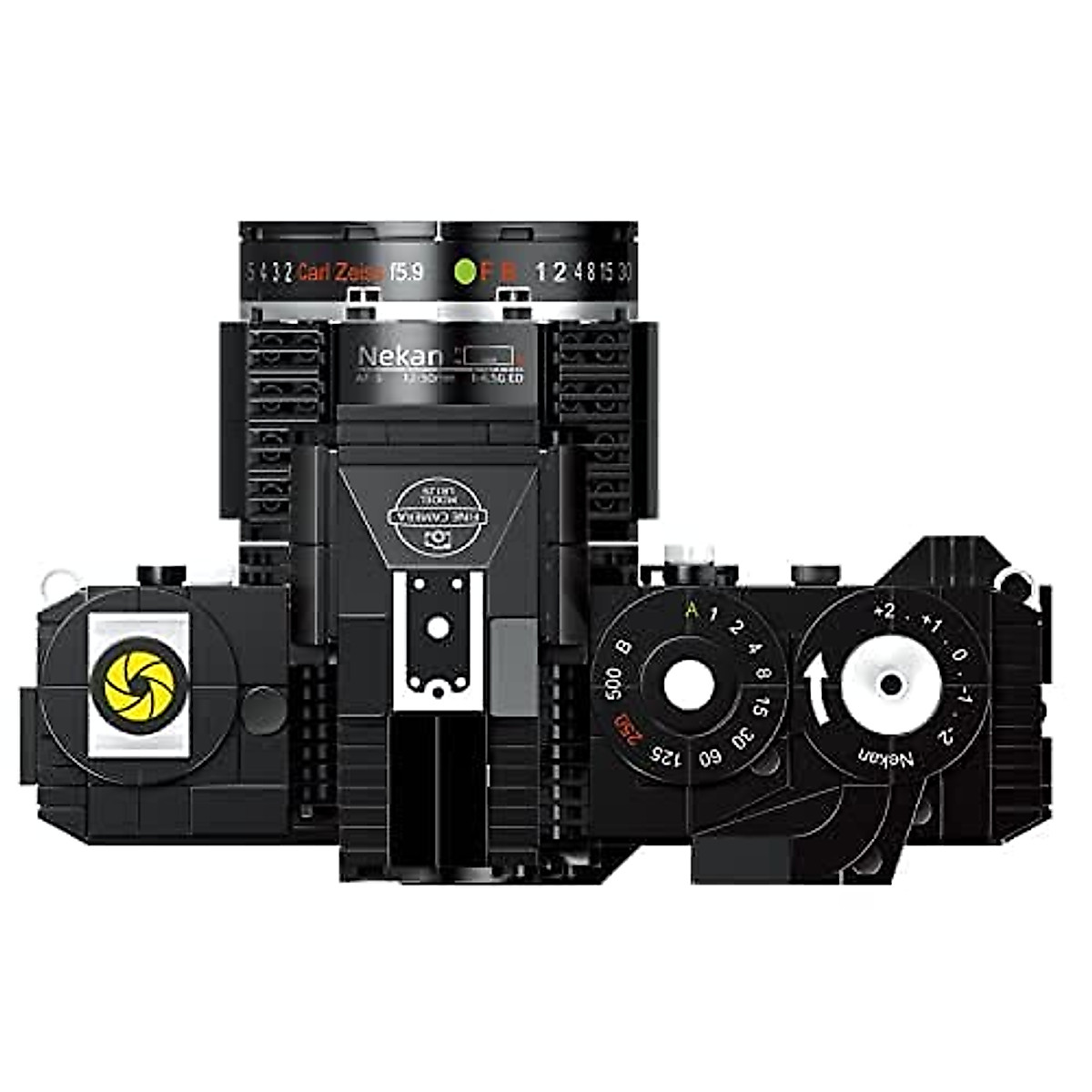 NC Uvini Building Blocks Camera, DIY STEM Toys, Building Construction Brick Set Best Gift for Adult, Teens, Collectible Model Digital Camera to Build 627pcs