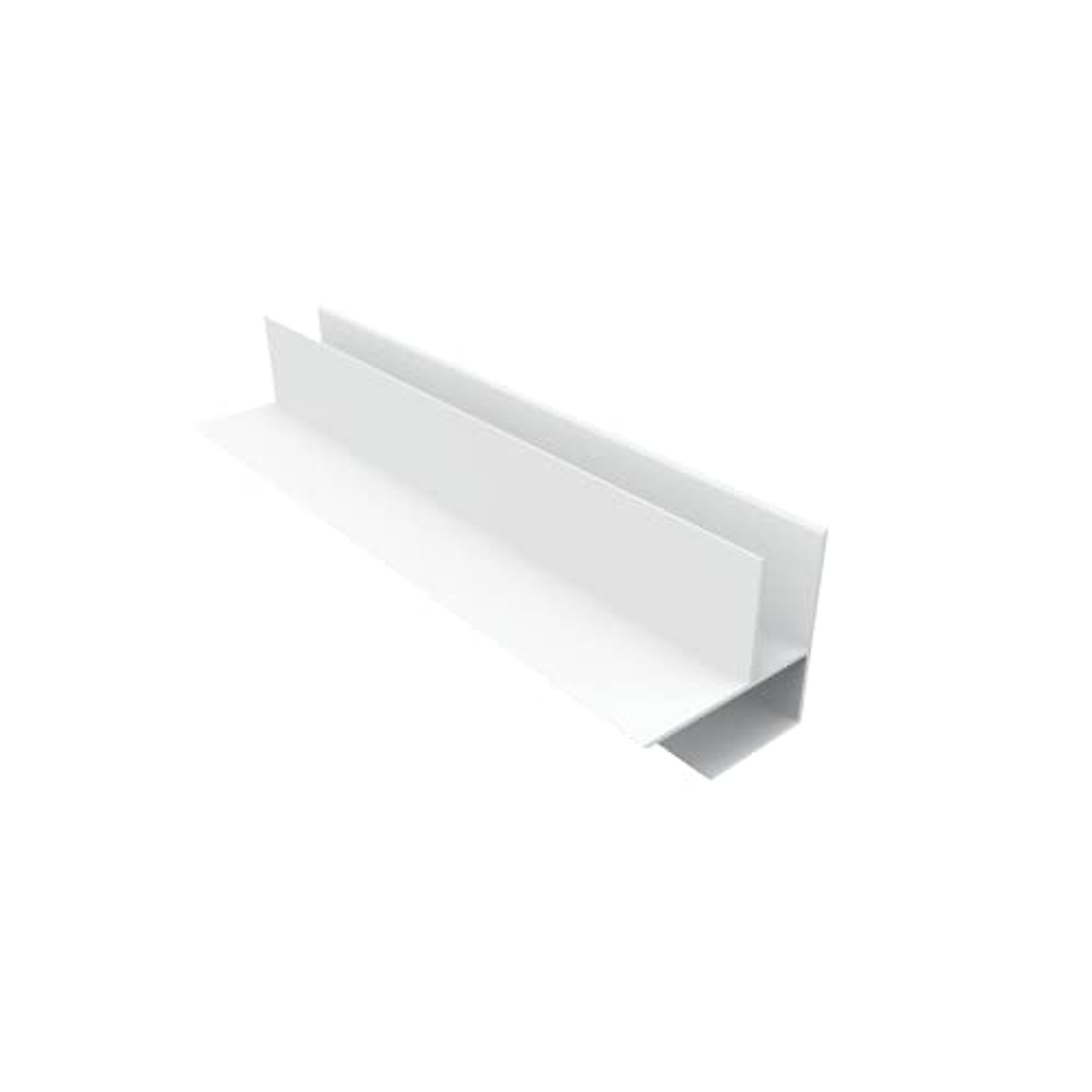 Crownwall F-Trim Piece 8 ft. (96-in) - White