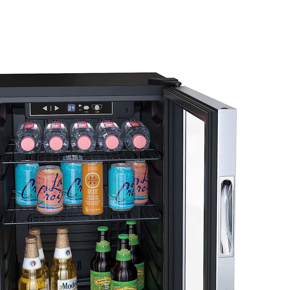EdgeStar BWC121LT 18 Inch Wide 80 Can Capacity Ultra Low Temp Beverage Center - Stainless Steel