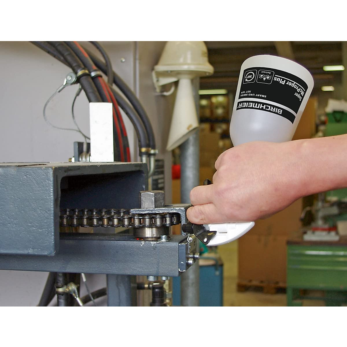 Consolidated Plastics Super Plus Professional Chemical & Solvent Resistant Empty Spray Bottle (16oz) Swiss Made Cleaning Bottle with Durable & Powerful Trigger Pump, 360° Spray in Any Direction