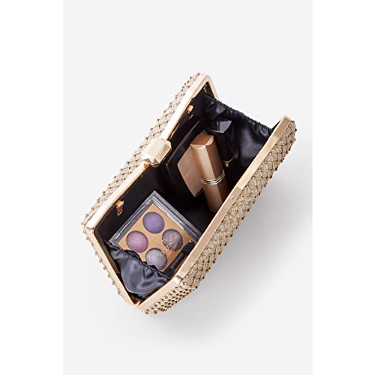 BABEYOND Rhinestone Clutch Evening Bag - Women's Glitter Bling Crossbody Purses for 1920s Party Prom Wedding