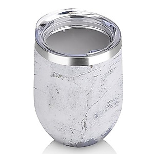 silichee 20 Oz Stainless Steel Coffee Travel Mug with Lid Texture Fabric Lacy Ornament Outline Orient in Damask Insulated Tumblers Vacuum Coffee Mugs for Hot and Cold Drinks,Wine,Coffee