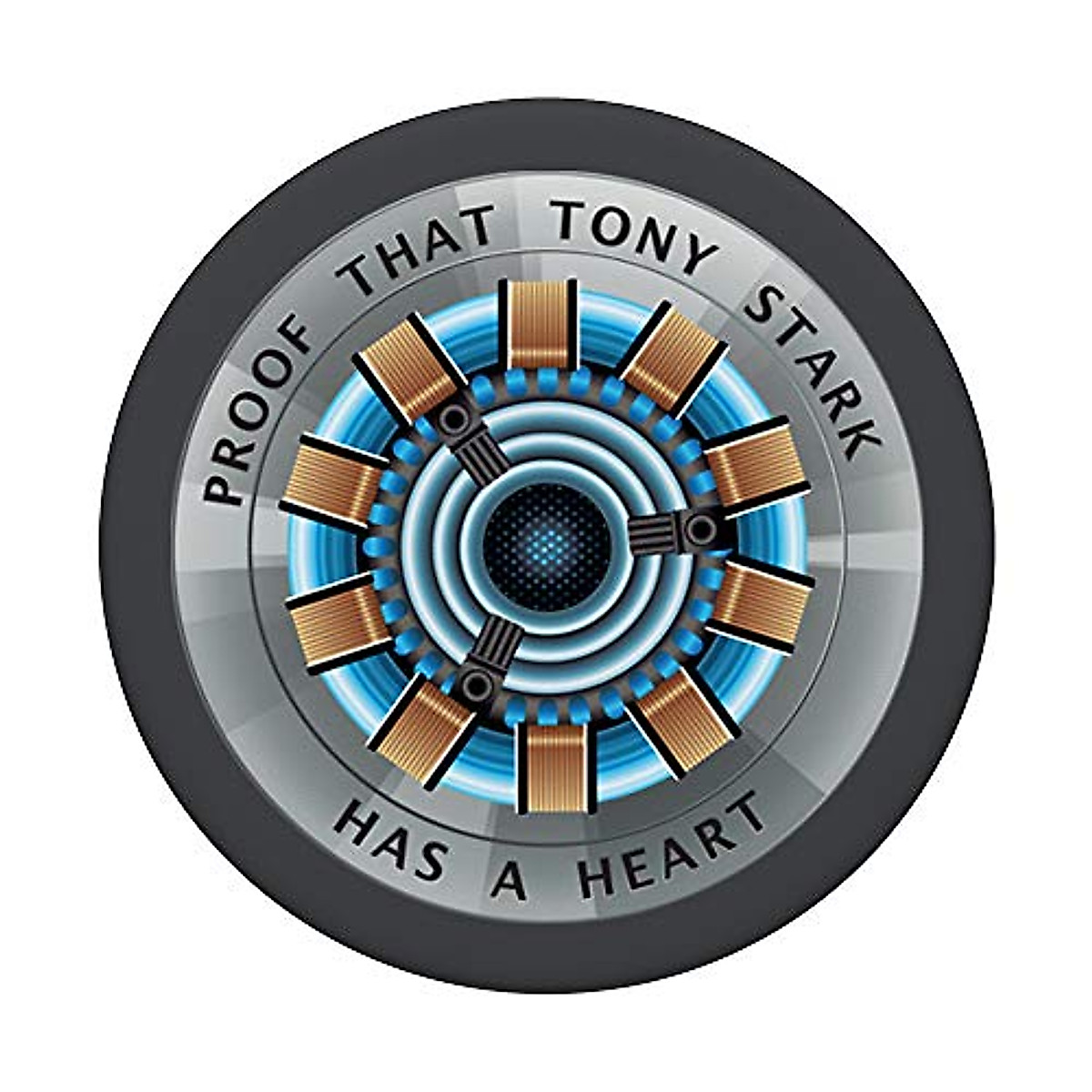 Marvel Avengers Endgame Tony Stark Has a Heart PopSockets PopGrip: Swappable Grip for Phones & Tablets