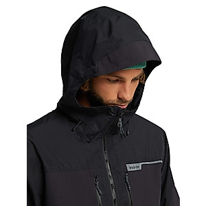 Burton Mens Frostner Jacket, True Black, Large