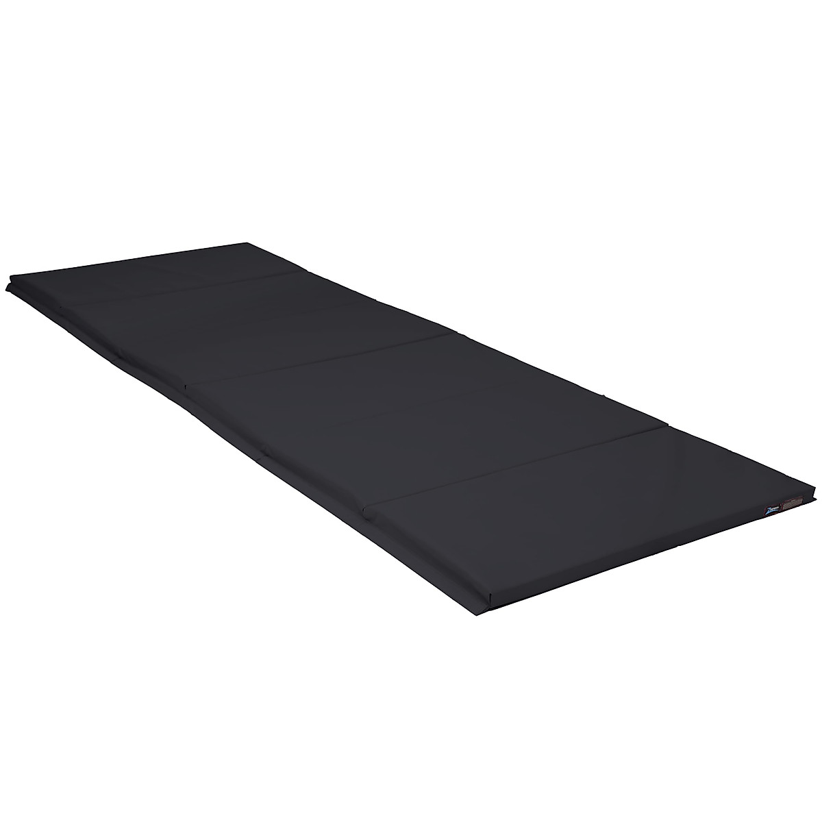 Z Athletic Folding Mat for Gymnastics and Tumbling, Grey, 4 Ft x 12 Ft x 2 In