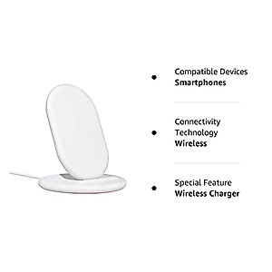 Google Pixel Stand Fast Wireless Charger for Pixel 5/ 4/ 4XL/ 3 and 3XL (Cable and Charger NOT Included) - White