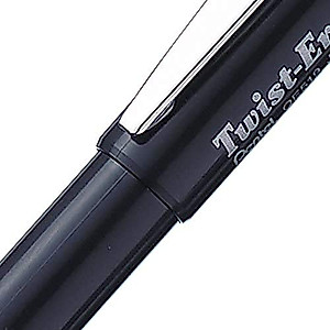 Mechanical Pencil, Pentel Twist Erase .7 MM, Twist-Erase III Automatic, 3 Pack, Black Barrels, Best Professional Pencils for School, Office & Home for Women & Men (QE517BP3)