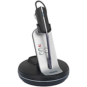 VTech VH6210 Convertible Office Wireless Headset,Silver