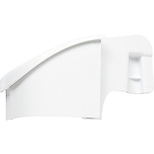 newlifeapp 240331502 Refrigerator Door Shelf End Cap, Right Hand, White, Compatible with Frigidaire,Electrolux,Kelvinator, White-Westinghouser