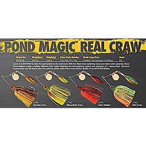 BOOYAH Pond Magic - Sunrise Craw - 3/16 oz - #0 Colorado/#3 Willow, Model:BYPM36715