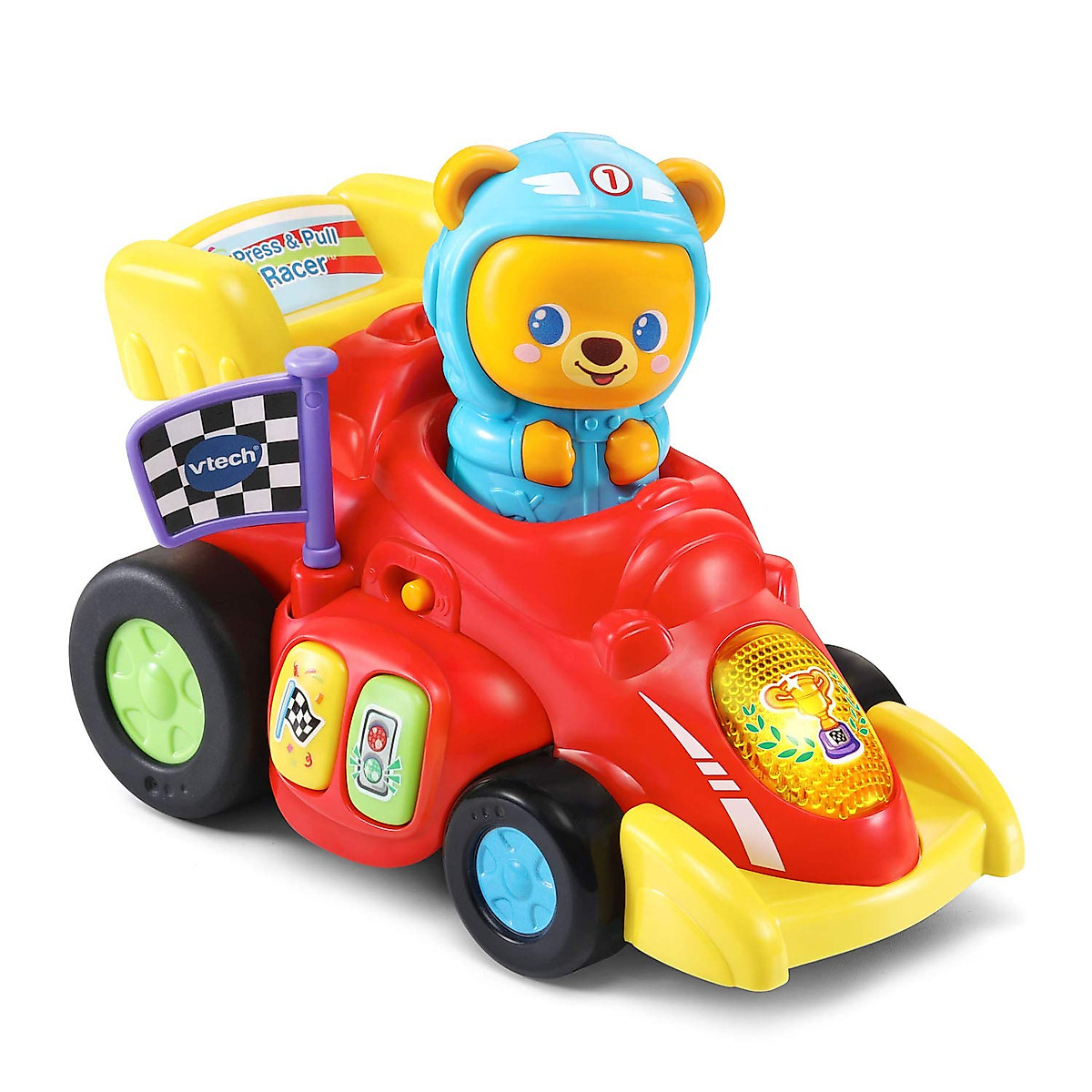 VTech Press and Pull Racer, Red