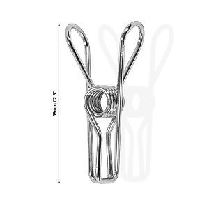 Oakenleaf Clothespins Stainless Steel Will Not Rust 316 Marine Grade 40 Piece Wire Durable Hurricane Proof Clothes Pegs Modern & Eco Friendly 2.3inch - The Forever Peg