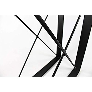 X Brace Powdercoated Steel Dining Table Legs-Choose Your Height and Width