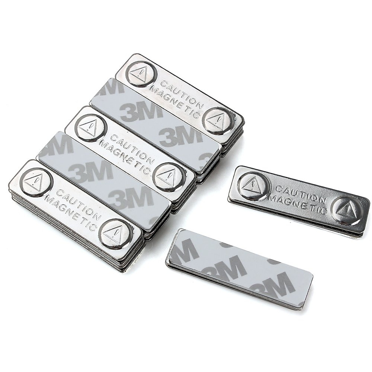 HAZOULEN Name Badge Magnets, Magnetic Name Tag Holders, Set of 12 (24 Pieces)