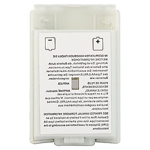 Battery Cover, Shell Case Cover Kit Anti-Abrasion Oil Injection Process Easy to Install for Game Console Controller(White)
