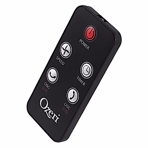 Ozeri Brezza III Dual Oscillating 10" High Velocity Desk Fan, Grey with Black