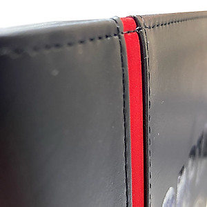 Compatible with Brunswick Nebraska Fire Departments Firefighter Thin Red Line Firefighters Portfolio Padfolio Organizer Firefighter's Prayer Print Thin Red Line Maltese Cross Decal Pack of 1