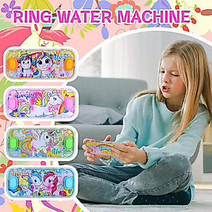 SevenQ Handheld Water Games for Girl, 8 Packs Cute Theme Water Toss Ring Game Aqua Toy Water Ring Game for Kids