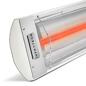 Infratech C-1524 WH Stainless Steel 33” Single Element Fixture 1500 Watt, 240 Volt, White Finish