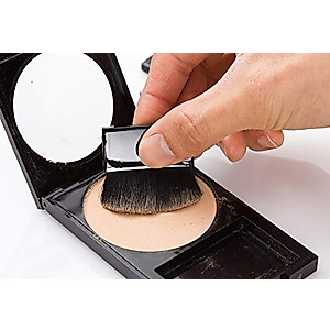 Small Square Powder / Blush Compact Brush - 4 Pieces