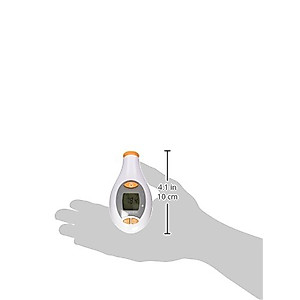 Veridian Healthcare Temple & Underarm Thermometer | Infrared Measurements | Fast 4-Second Readout | Fever Alert | Backlit Display | Programmable Timer | 1-Year Warranty
