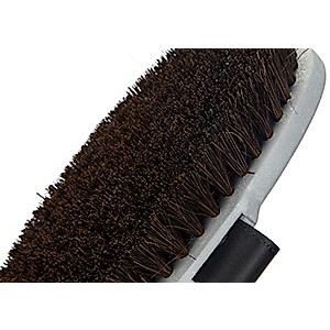 H.A.S HAAS Mould Horse Brush Large Silver 200 x 85,Medium