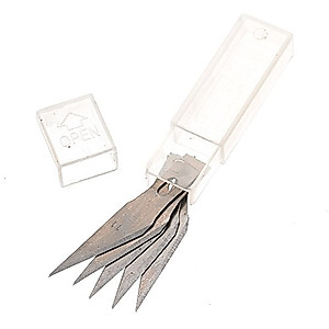 Mercer Culinary Replacement Blades for Hobby Knife - 5 Pack Magnetic Hooks, 1, Stainless Steel