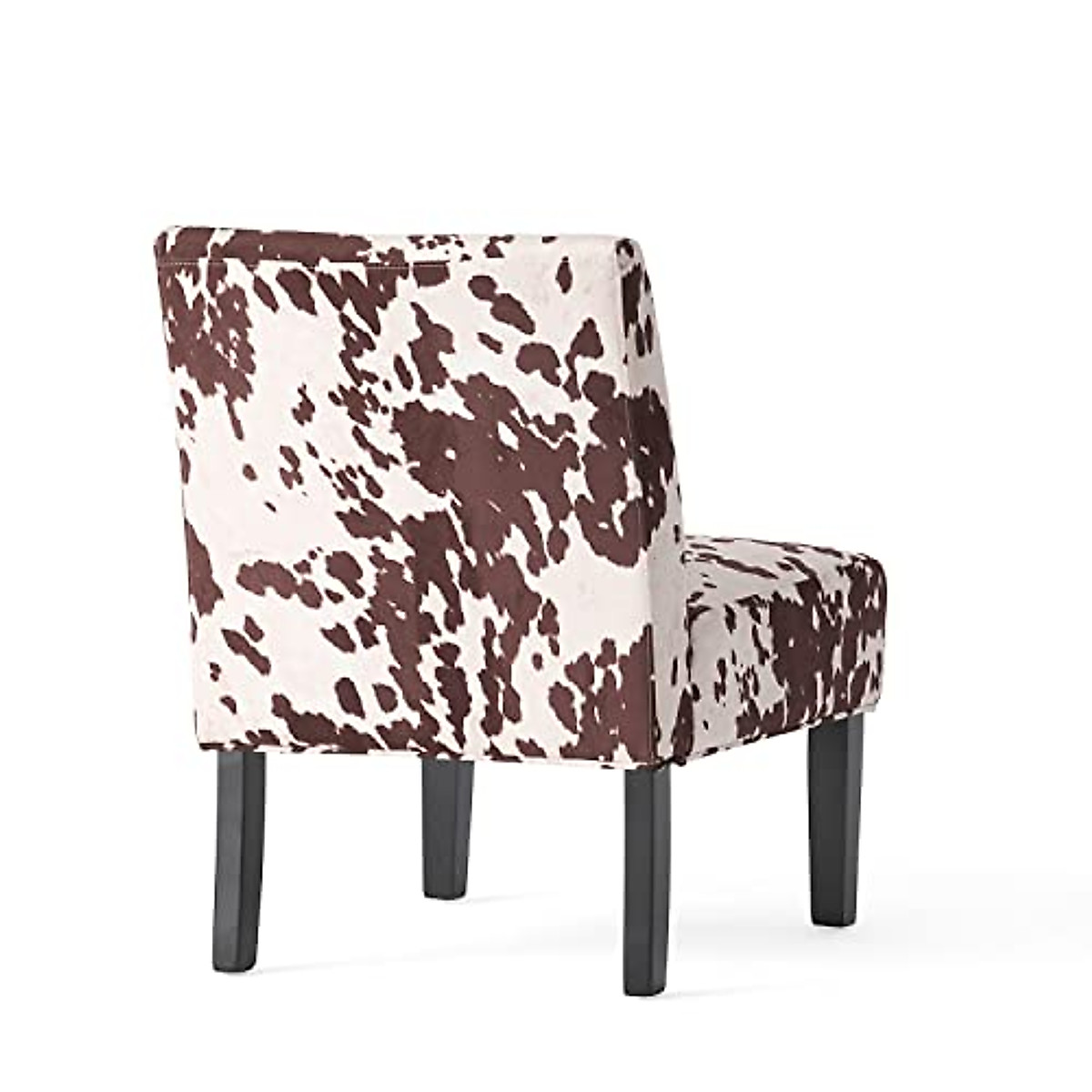 Christopher Knight Home Kassi Fabric Accent Chairs, 2-Pcs Set, Milk Cow