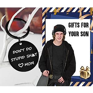 SAM & LORI Gifts for Him Teens Boys 21st Birthday Gifts for Him Age 12 14 16 18 Year Old Teenage Gift Ideas Son Christmas Stocking Stuffers Funny Keychain Cute Cool Sweet Valentines Easter Graduation