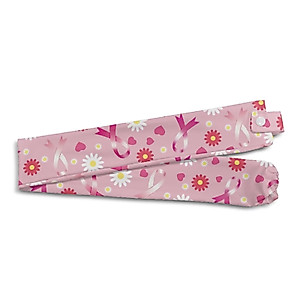 Gomyblomy Daisy Pink Ribbon Stethoscope Cover Pink Stethoscope Cover Scrunchie Stretchy Stethoscope Cover Sleeves for Nurse Doctors 2 Pack Stethoscope Accessories