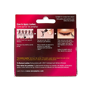 iENVY Knotted Individual Lash Ultra Black (Long) 2X Volume 4 Trays Multi Pack 280 Lashes Voluminous Glamorous Look