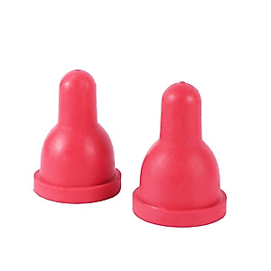 2Pcs Sheep Goat Lamb Milk Nipples Soft Rubber Pacifier for Small Animal Feed Orphaned Lamb