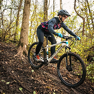 ROYCE UNION RCF Lightweight Carbon Mountain Bike, Gloss White, 27.5 inch Wheels / 16.5 inch Frame