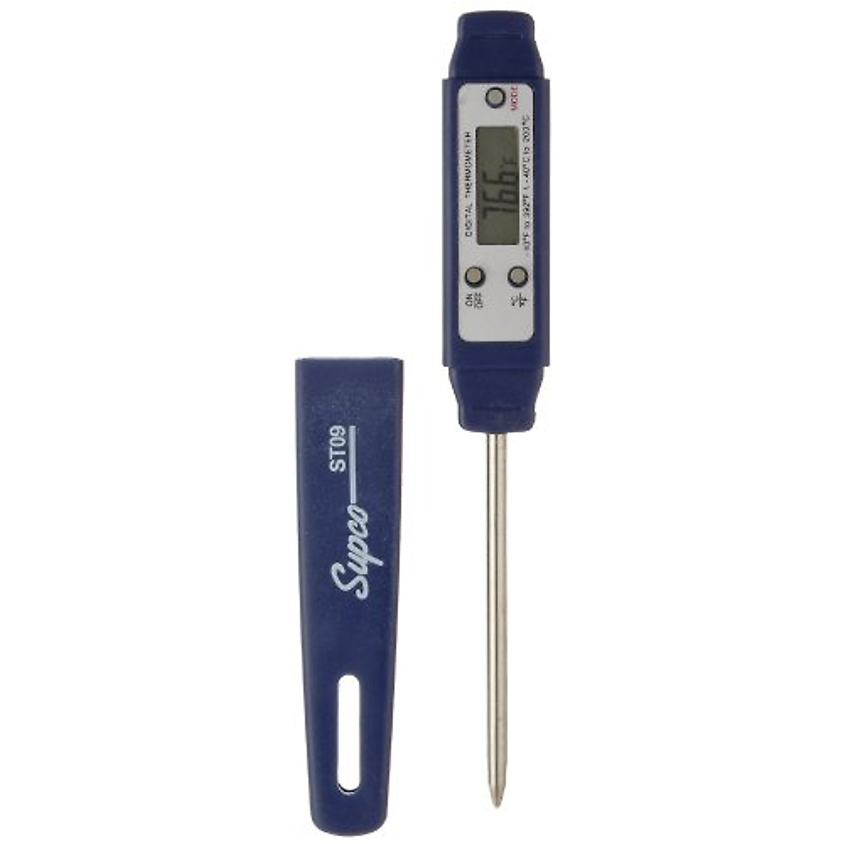 Supco ST09 Digital Pocket Thermometer, 2-1/2" Stem, -40 to 392 Degree F