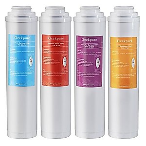 Geekpure Replacement Pre-Filters Set Twsit Quick Change Filters for RO-TW Series Reverse Osmosis System