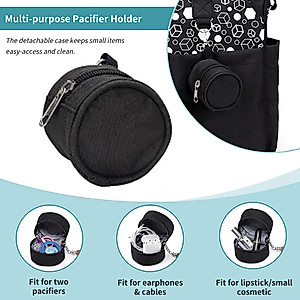 Diaper Bag Tote with Pacifier Case&Changing Station Upgrade Multi-Function Messenger Weekender Bag Baby Bag with Adjustable Shoulder Strap Insulated Pockets (N Black)