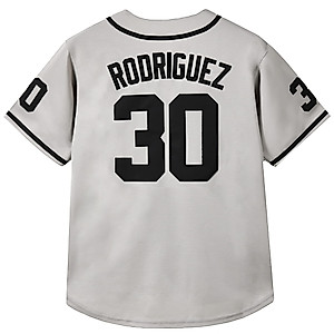 Youth Baseball Jersey #30 Stitched The Sandlot Benny The Jet Rodriguez Movie Kids Baseball Jersey Gift for kids XS-XL(Medium)